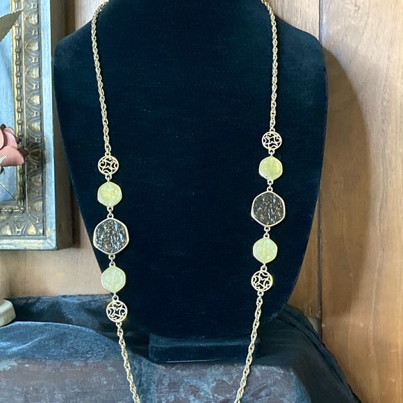 Sarah Coventry | Jewelry | Vintage 97s Sarah Coventry Amber Glass Disc ...